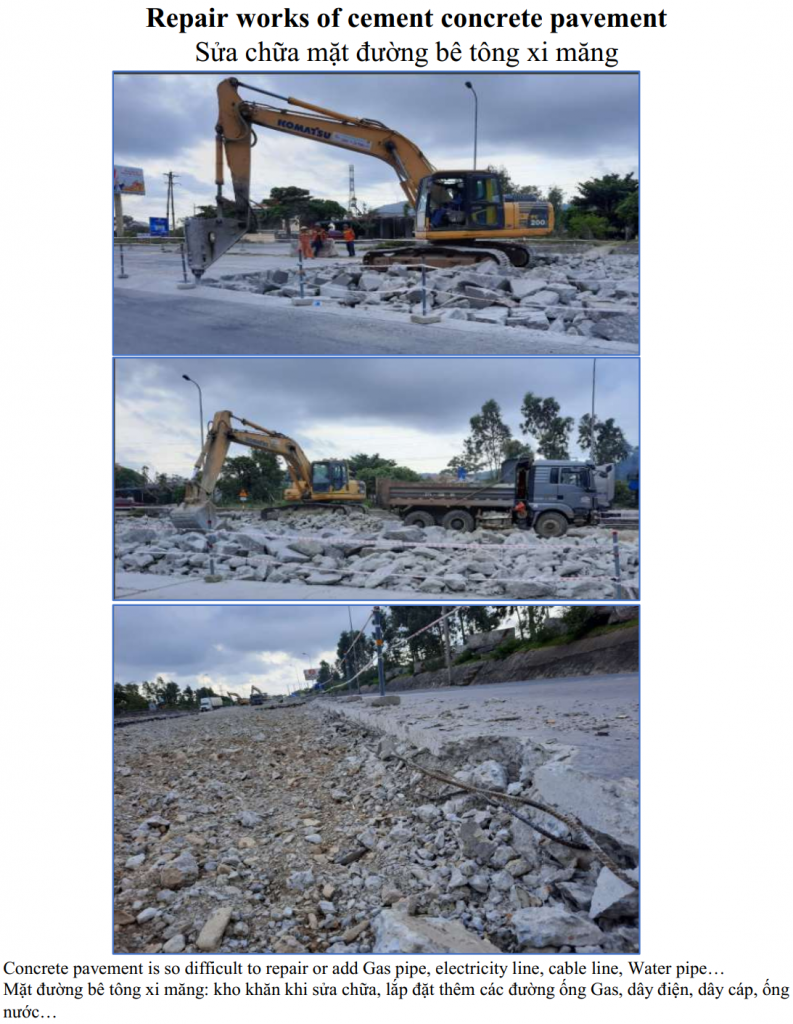 Pavement kind and advantages - TAIYU VIETNAM CO., LTD